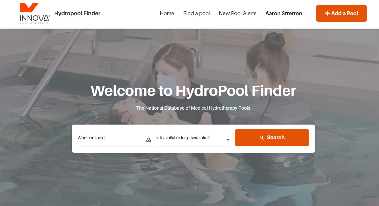 Find a pool - Innova - Hydropool Finder